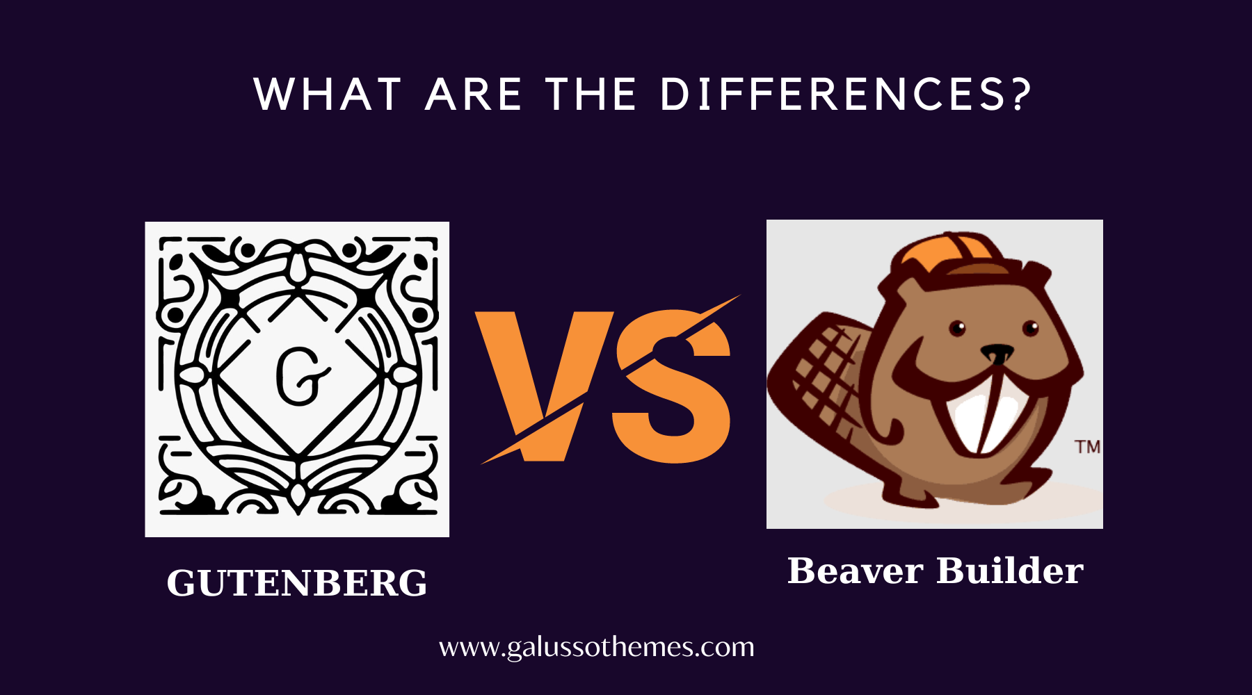 Gutenberg Vs Beaver Builder: What are the differences? - GalussoThemes